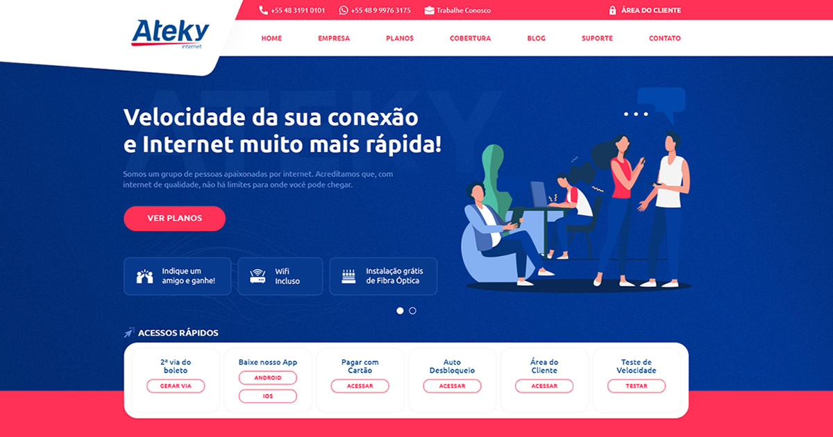 Sobre Ateky Internet - Conheça Nossa Empresa e Saiba Nossa História